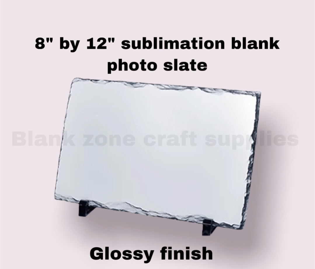 Glossy finish SUBLIMATION PHOTO SLATE | blankzone craft supplies