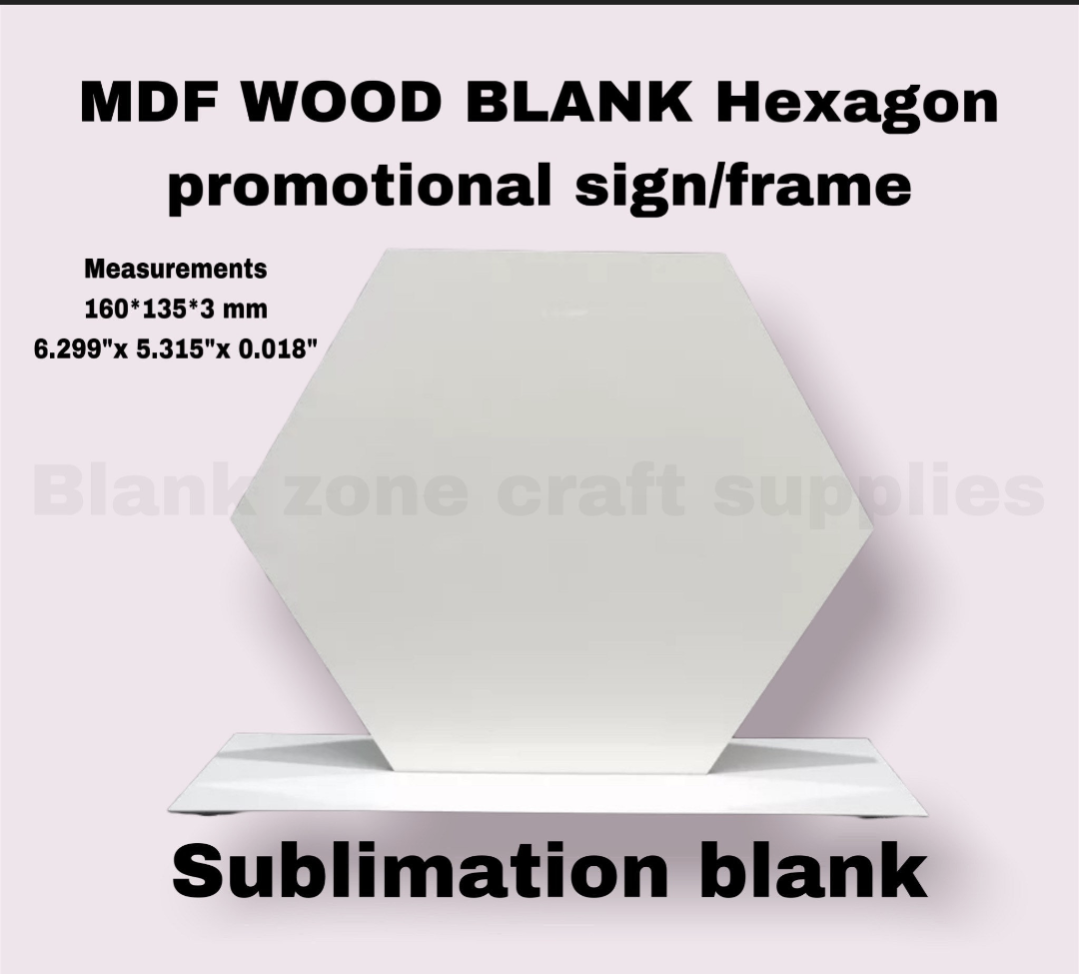 MDF double sided sublimation blank frame | blankzone craft supplies