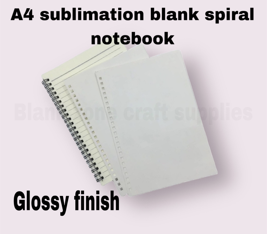 A4 sublimation blank spiral notebook | blankzone craft supplies